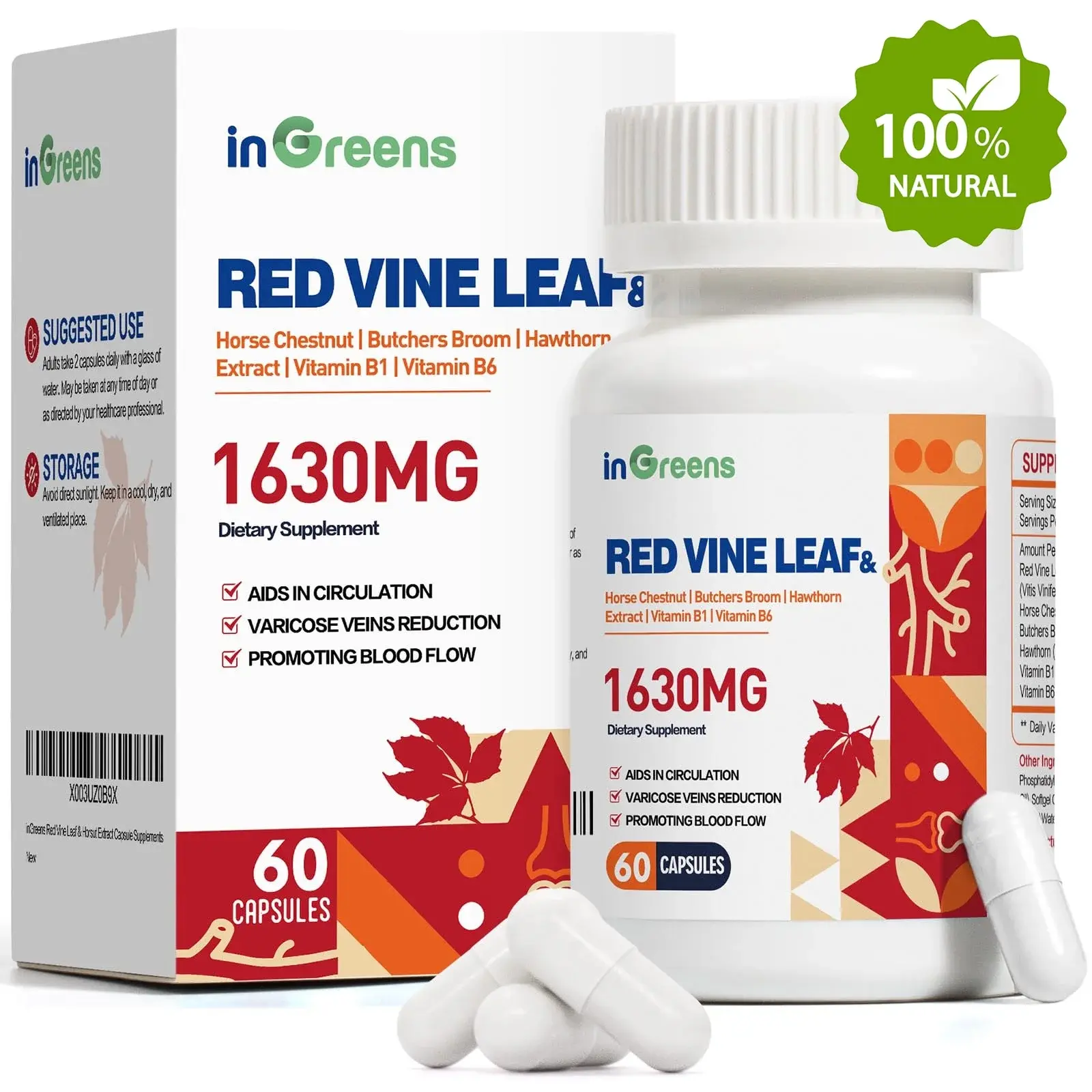 Red Vine Leaf Extract Capsules in Pakistan